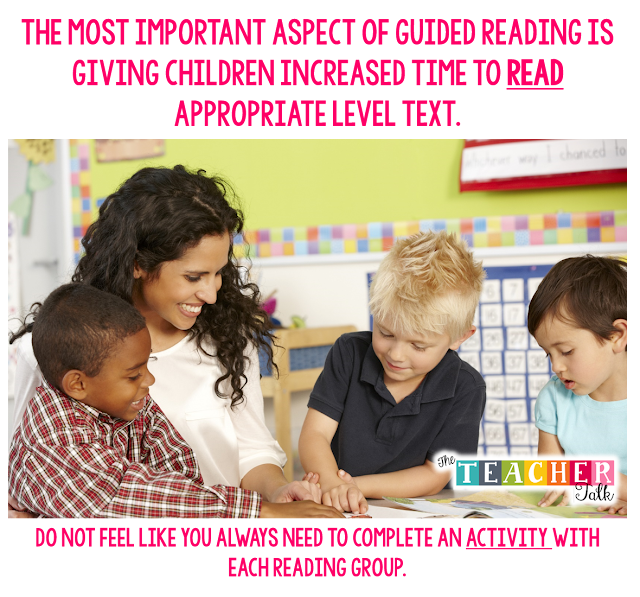Tips to plan for Guided Reading! - The Teacher Talk