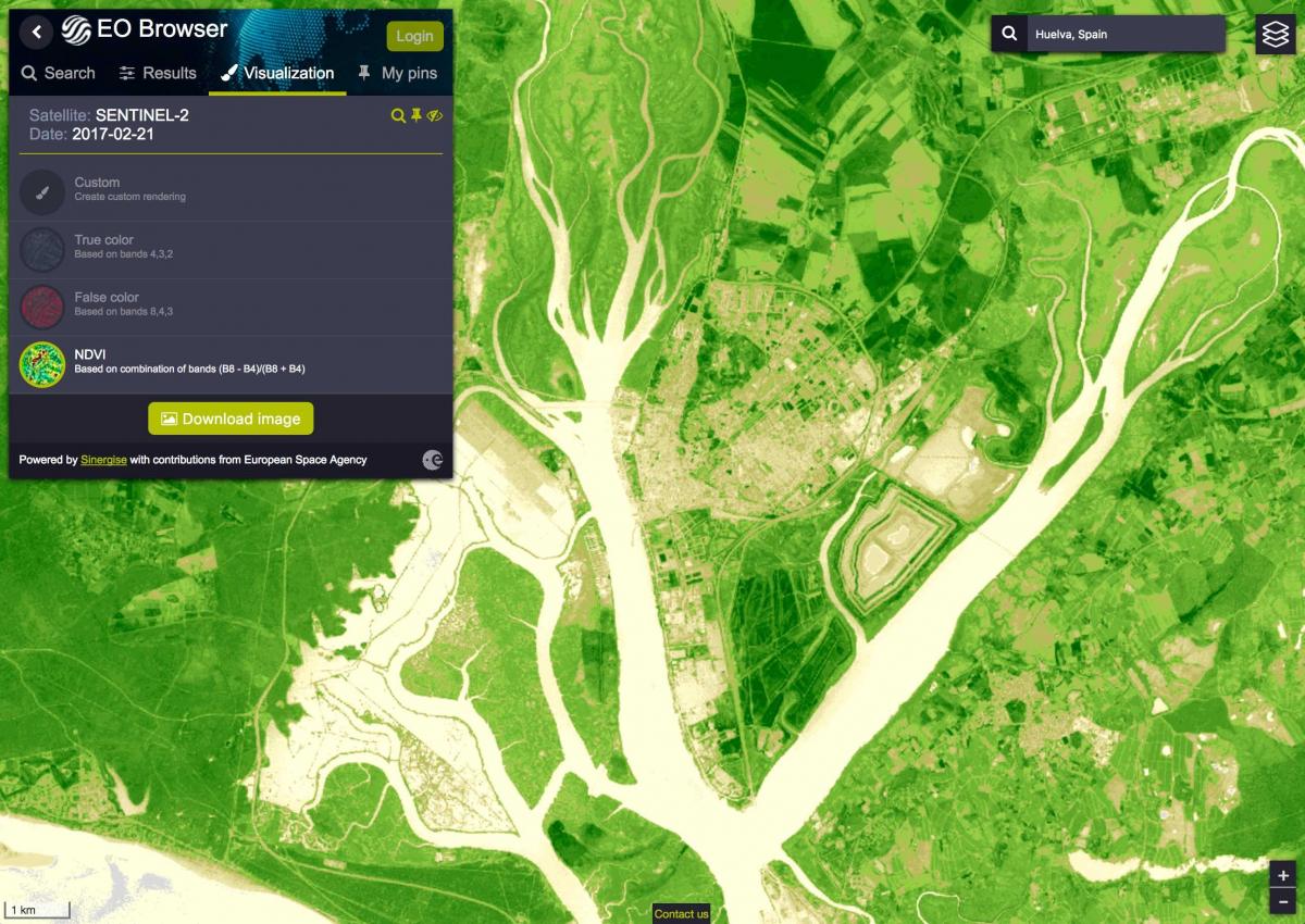 Blog IDEE: Sinergise lanza el visualizador EO Browser con datos Sentinel