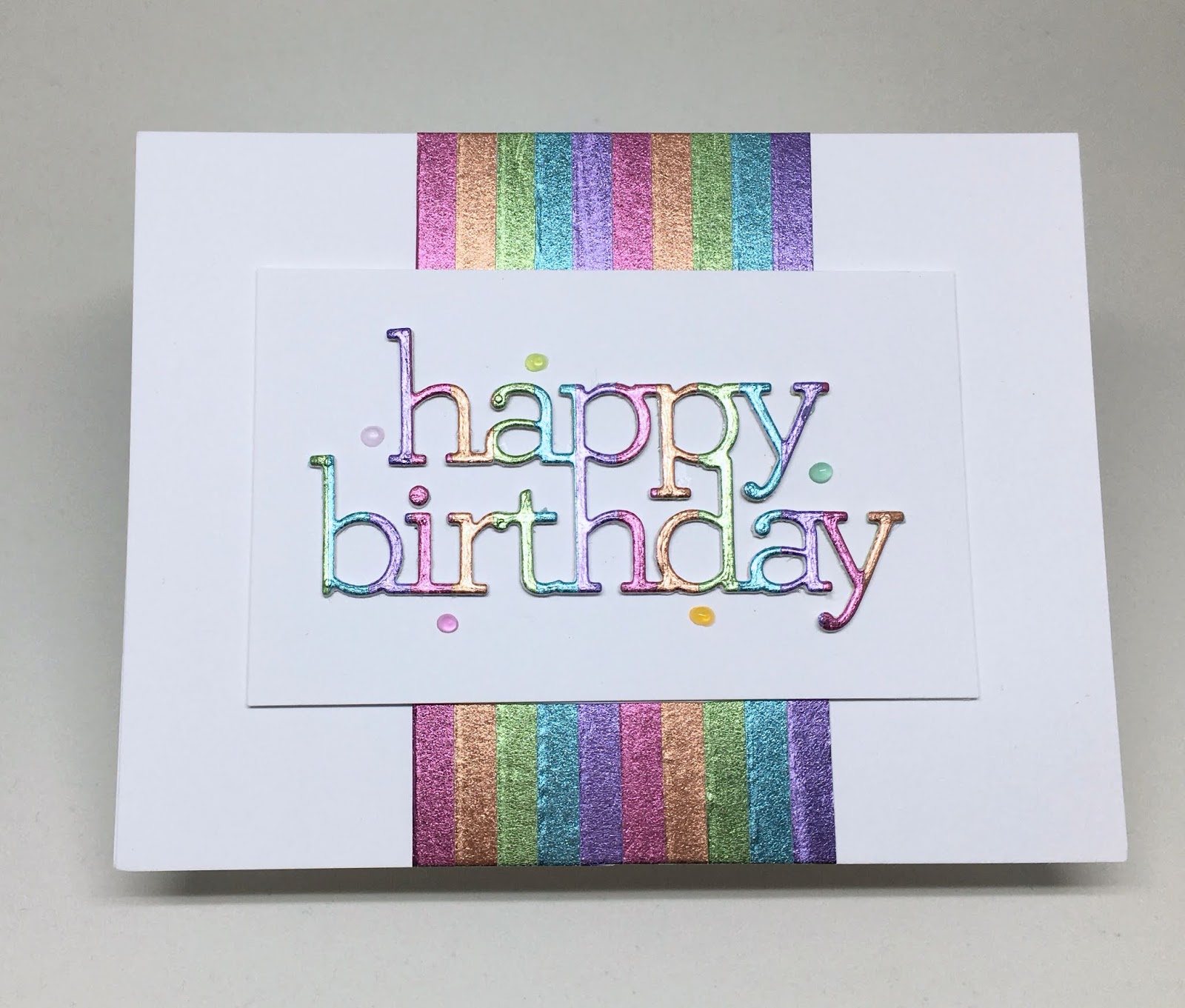 I'm in Haven: Happy Birthday Metallics