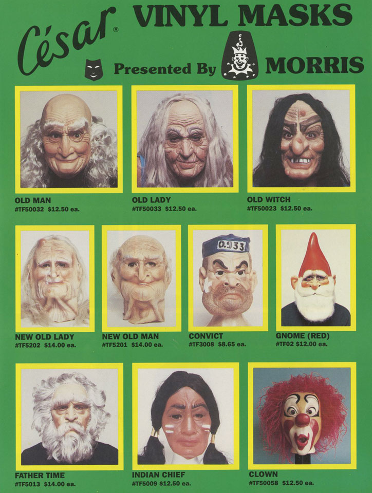 1996 Cesar Mask Catalog | Blood Curdling Blog of Monster Masks