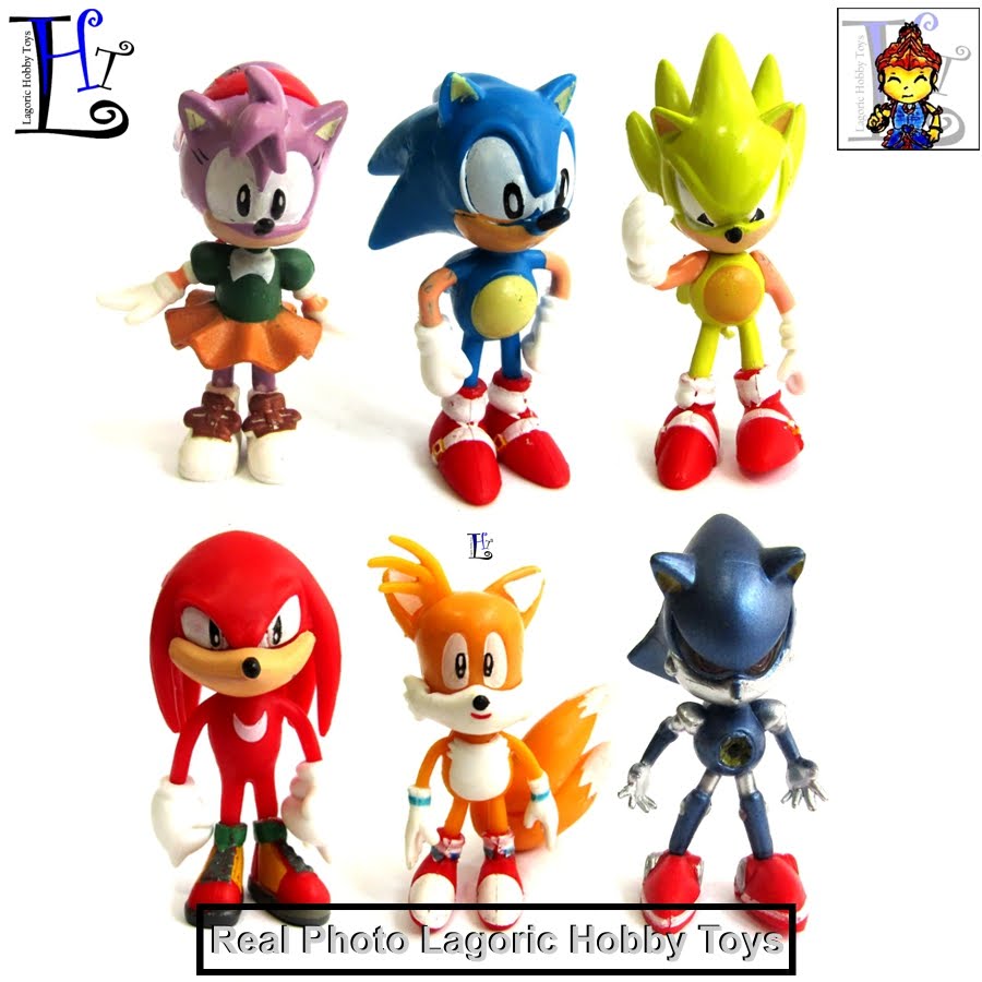 Lagoric Hobby Toys: Sonic the Hedgehog Seri 6 Set 6in1
