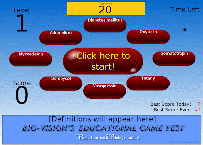 BIOLOGY EDUCATIONAL GAME | BIOLOGY GAME TEST | BIOLOGY WORD SHOOT GAME ...