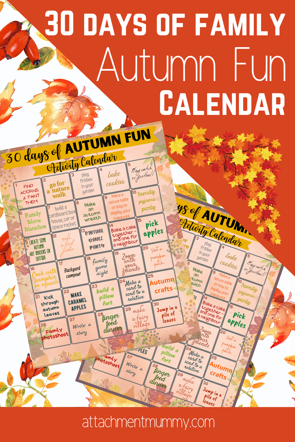 50+ Fun Family Activities that Really Celebrate Autumn {with FREE 30 ...