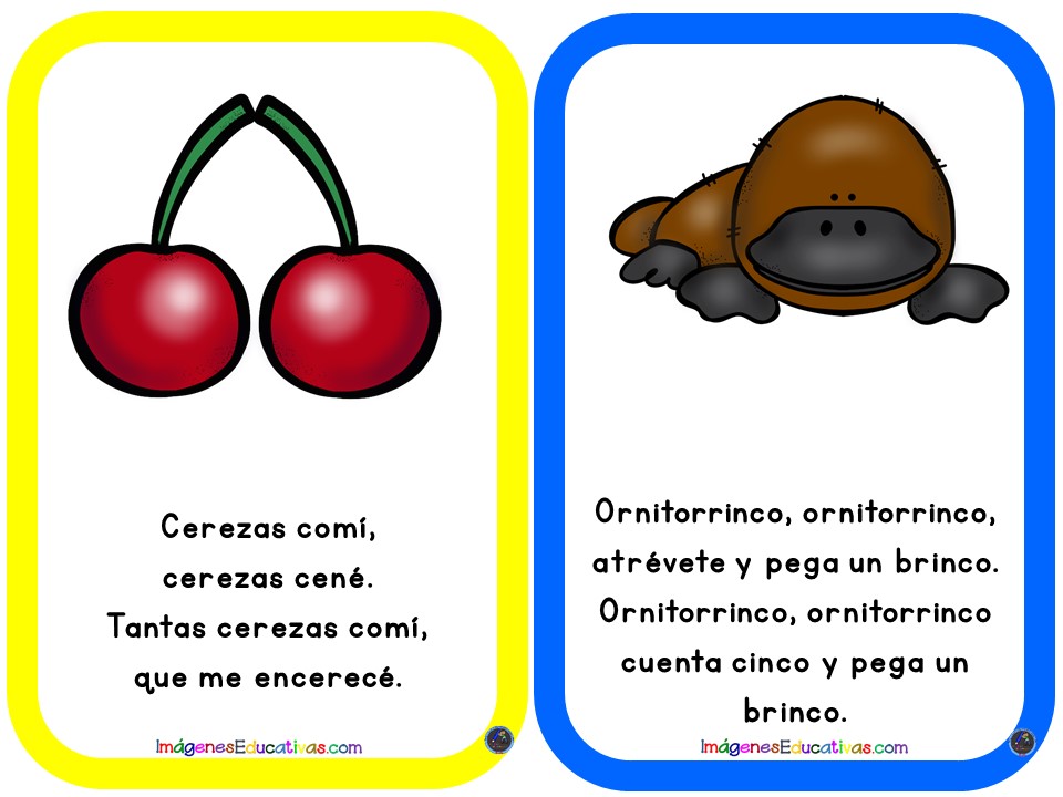 INFANTIL 5 AÑOS: TRABALENGUAS