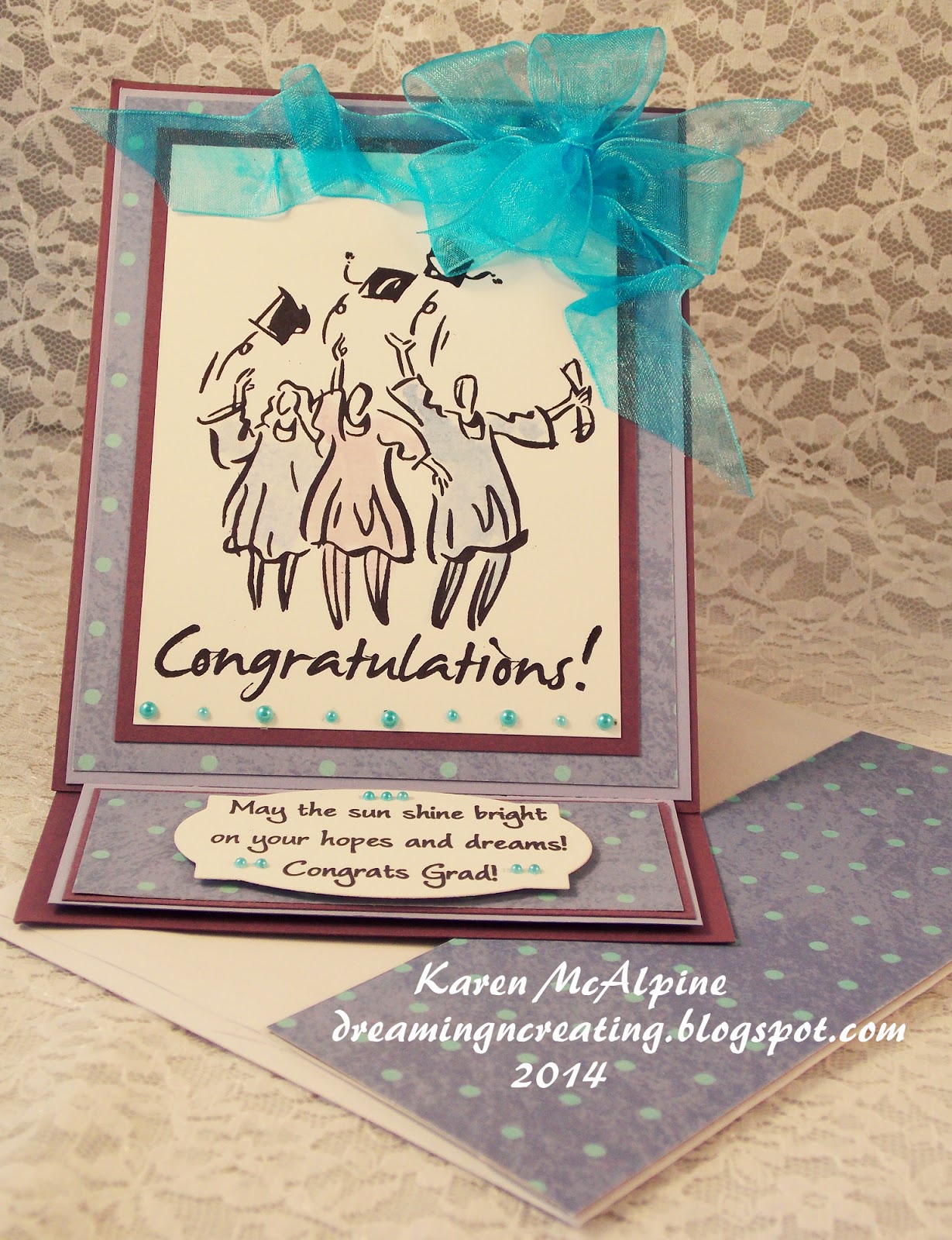 Dreaming and Creating: Easel Graduation Card