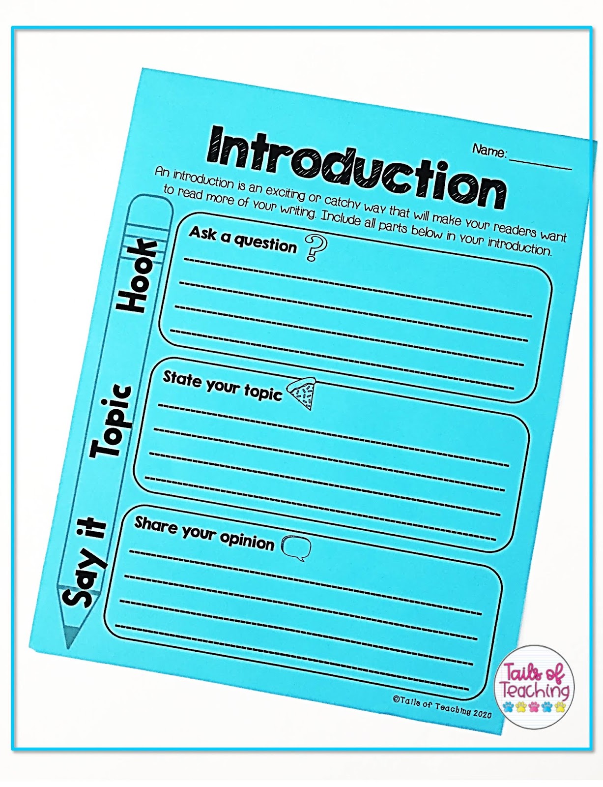 Tails of Teaching: 3 Tips to Teach Opinion Writing