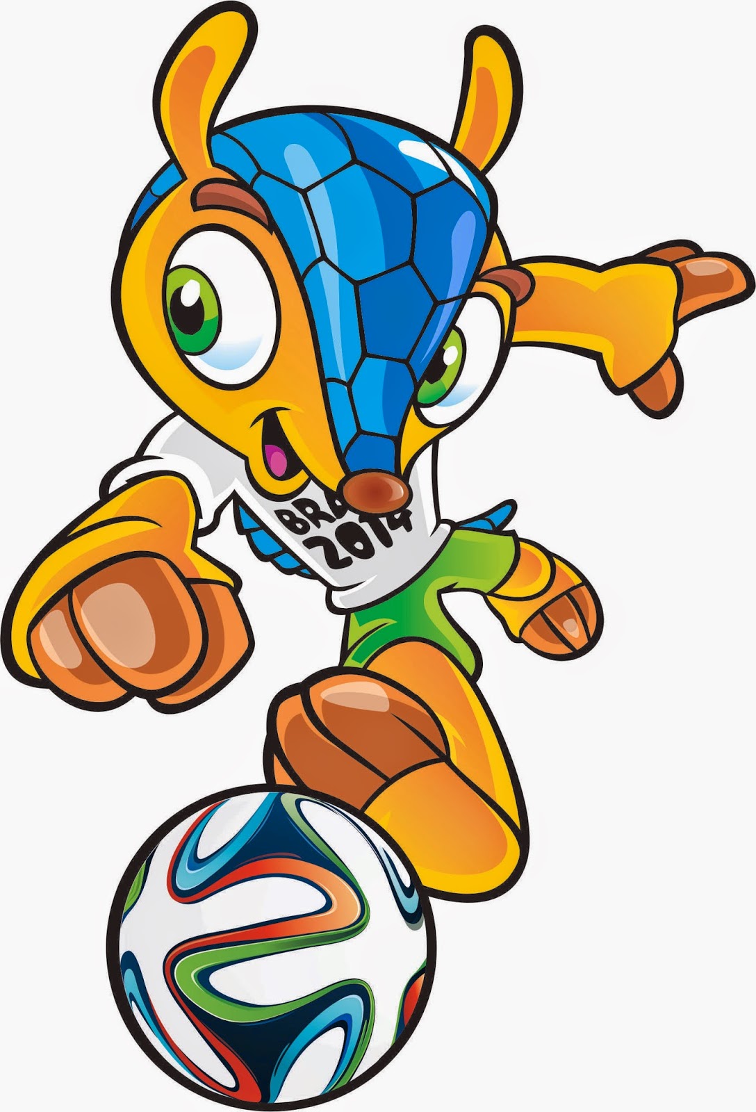 Fuleco Mascota Mundial Brasil 2014 - AldLogos