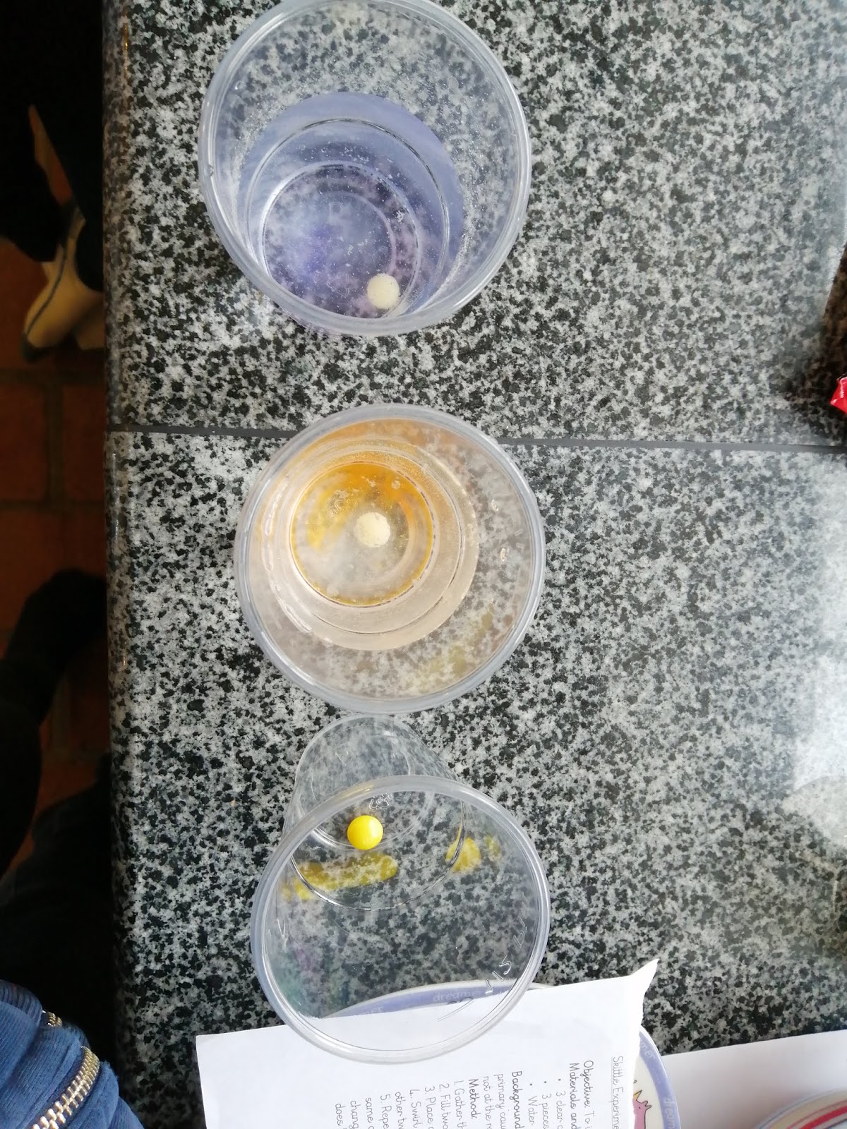 Skittles Erosion Experiment