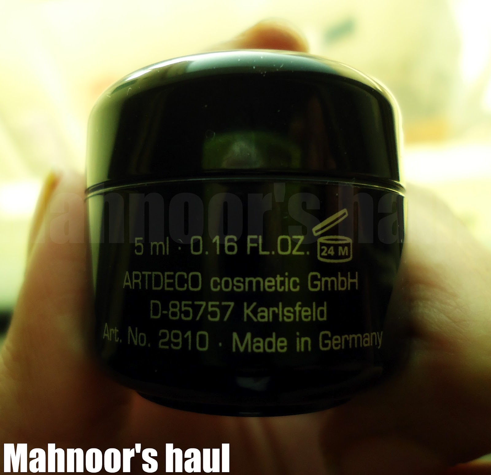 Mahnoor's Haul: Art deco Eye base-Review
