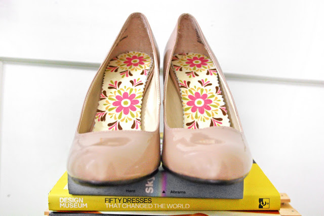 Comfy Shoes with Goodies From the Dollar Store, Cute Custom DIY Insoles ...