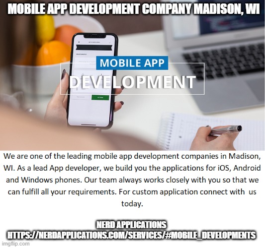 MADISON MOBILE APP DEVELOPMENT – NERD APPLICATIONS
