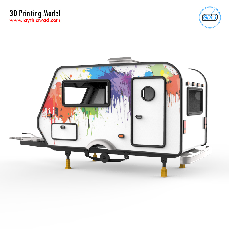 Trailer Travel 3D Printing Model | Layth Jawad
