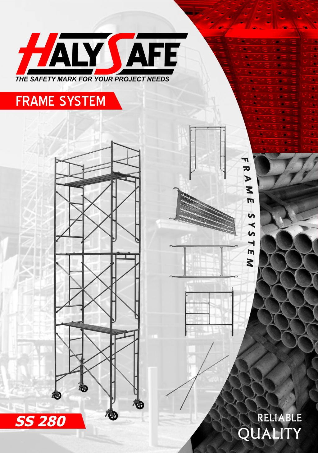 scaffolding dan alat kontruksi: scaffolding dan pipa galvanis