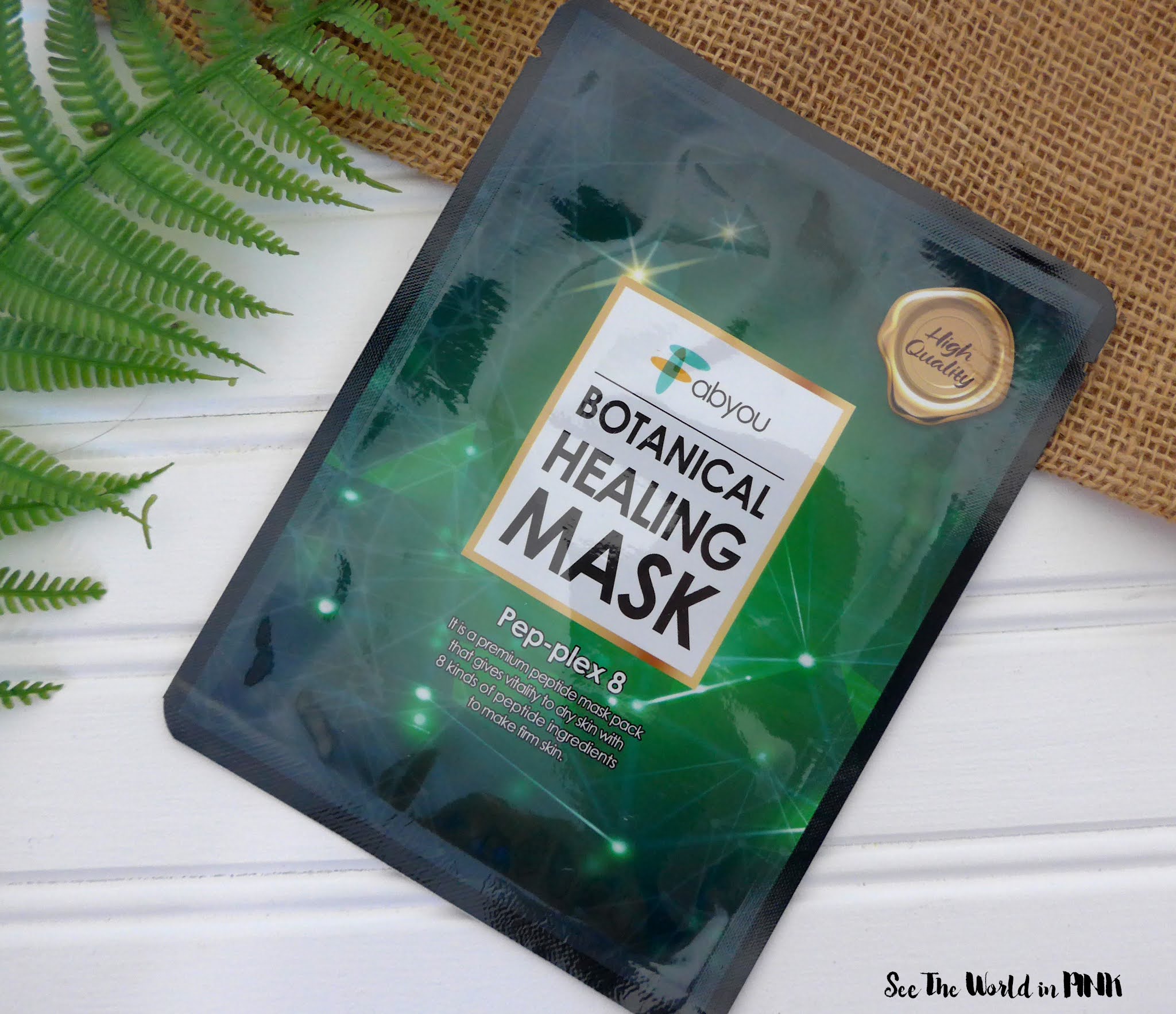 Mask Wednesday - FabYou Botanical Healing Masks | See the World in PINK