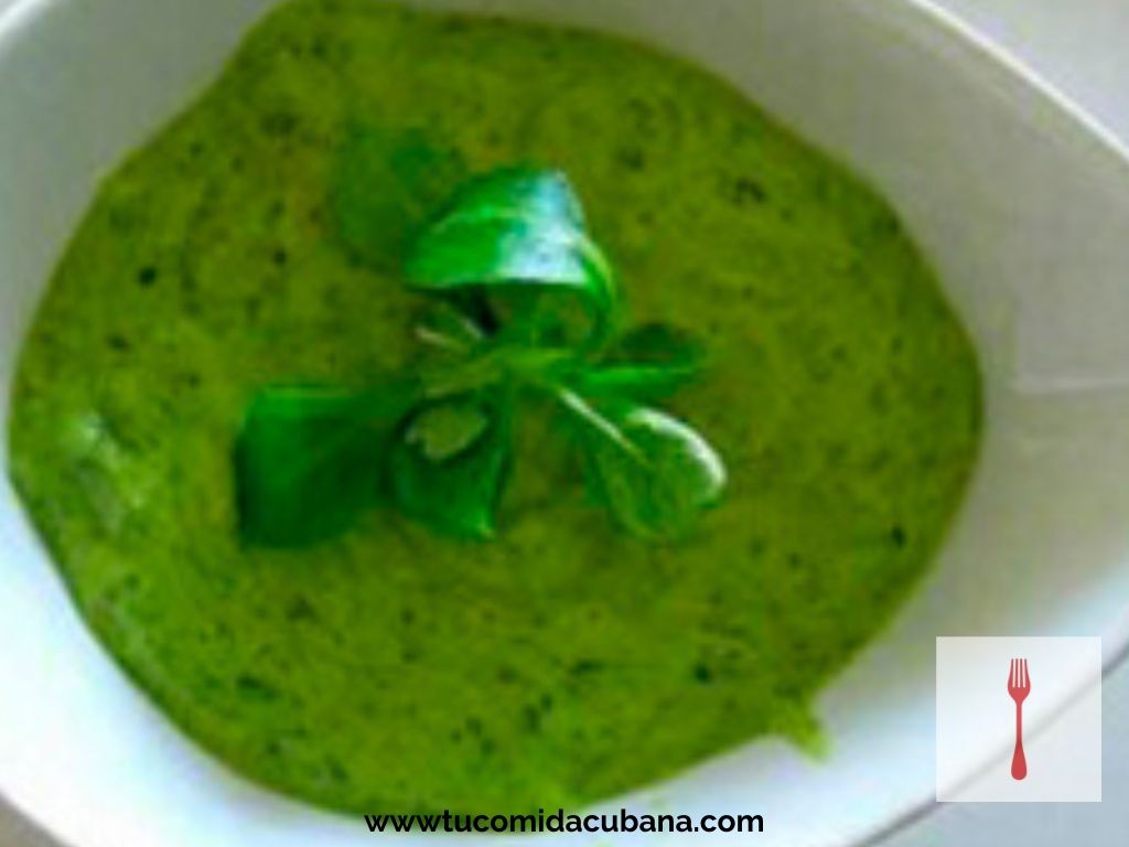 Salsa de Berro - RECETA CUBANA