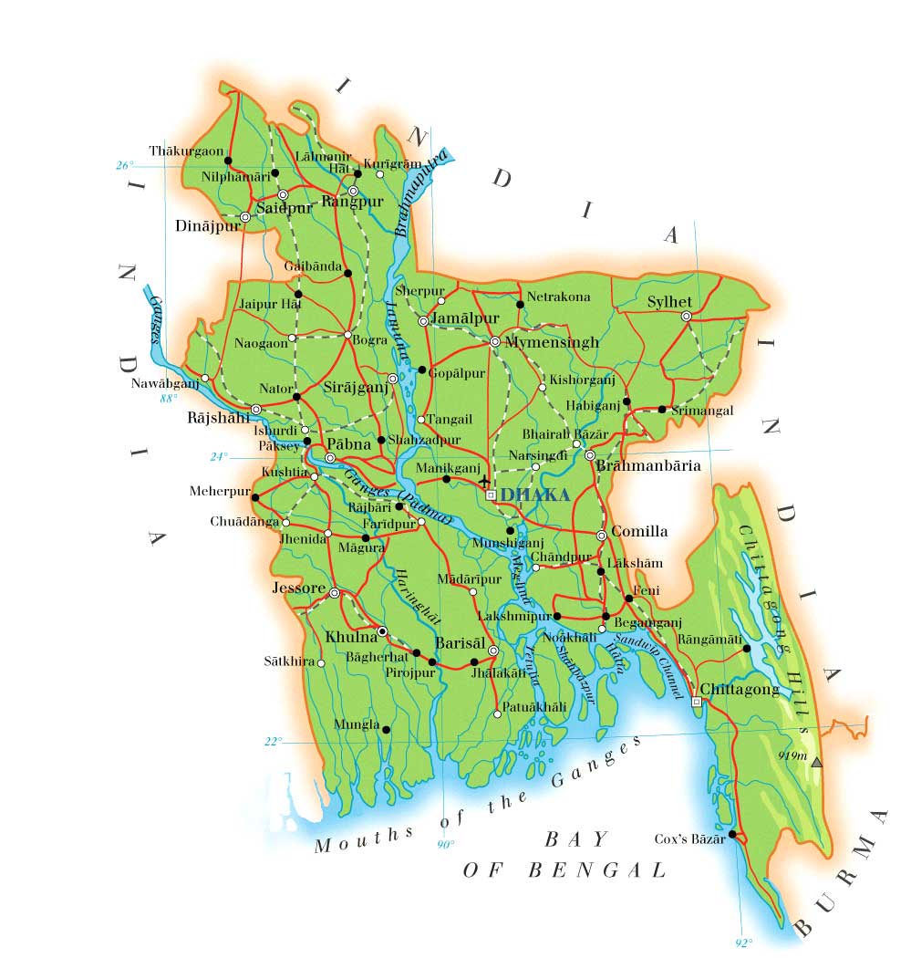 MAPS OF BANGLADESH