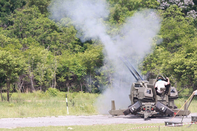 Demo Test of the New 35mm Gun | jejak defence