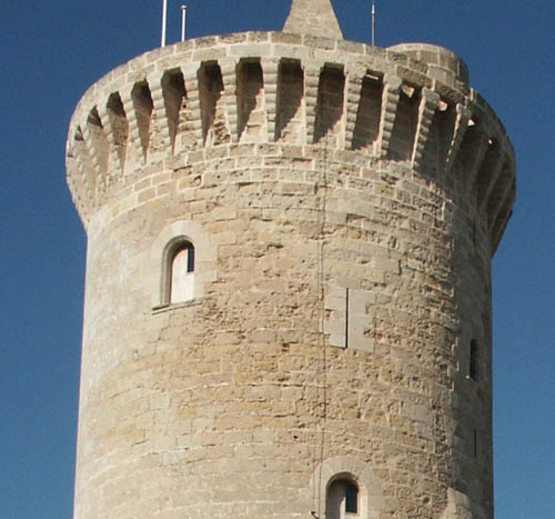 Gurney Journey: Texture in a sunlit round tower