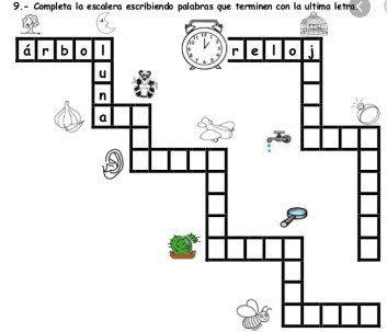 ESCALERA DE PALABRAS