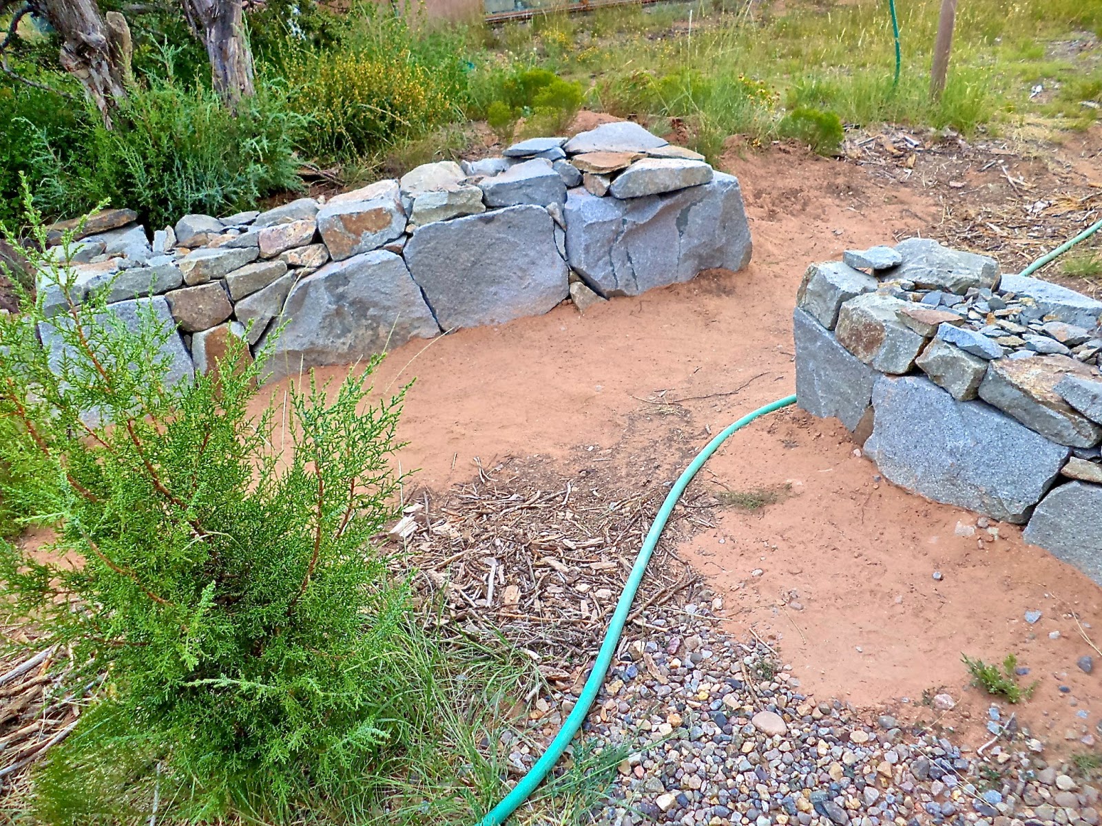 Alt. Build Blog: Building An Adobe Wall: #1 Stone Foundation