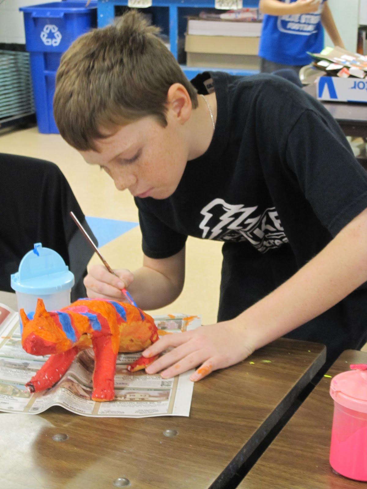 Lake and Hartville Elementary Art: 5th Grade Oaxacan Animals, Paper Mache'