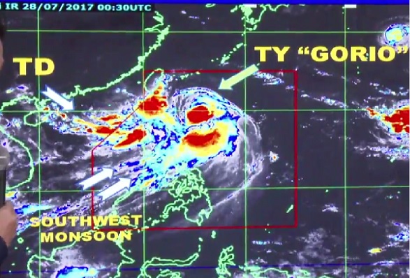 Gorio now become a typhoon:Signal - phpublictrends