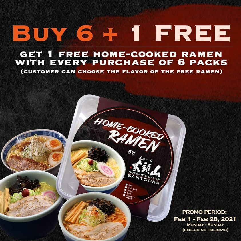 Manila Shopper: Ramen Santouka 6+1 Promo