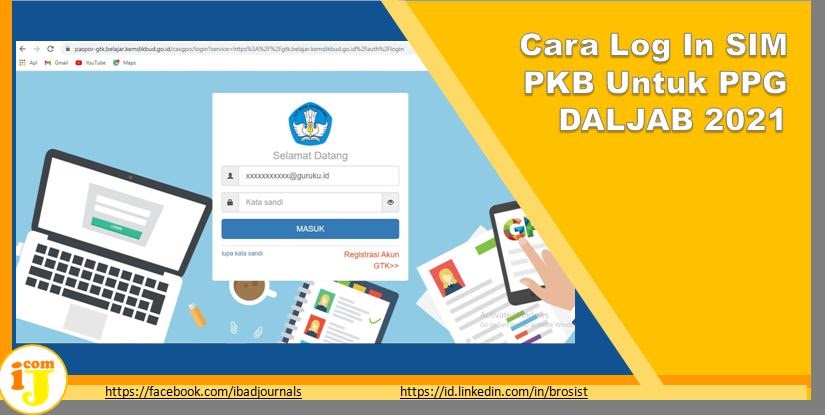 Cara Log In SIM PKB Untuk PPG DalJab 2021 | IJ.COM