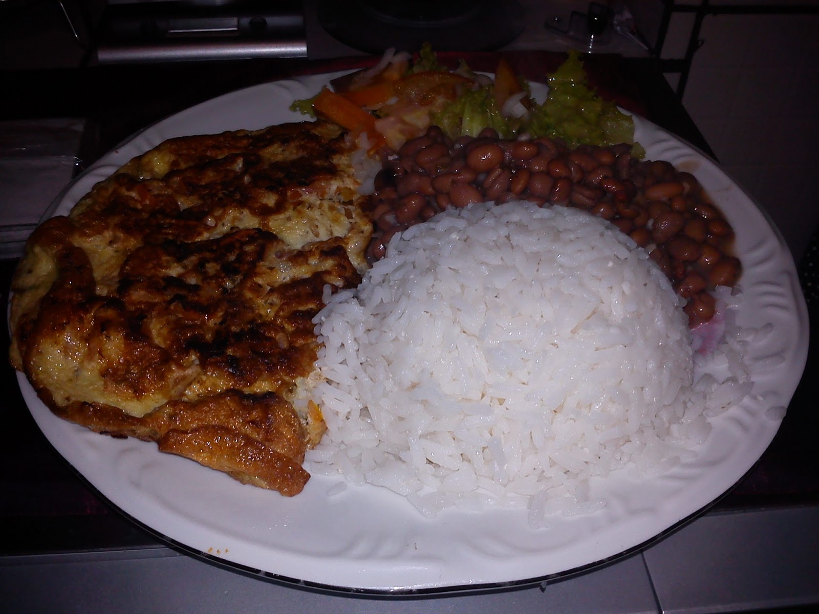 receitas da flavinha: Arroz e feijão acompanhado com filé de frango ...