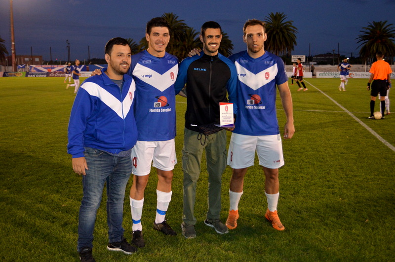 AZUL CON LA V BLANCA: QUILMES HOMENAJEÓ a Mathías ALVAREZ NAVARRO.