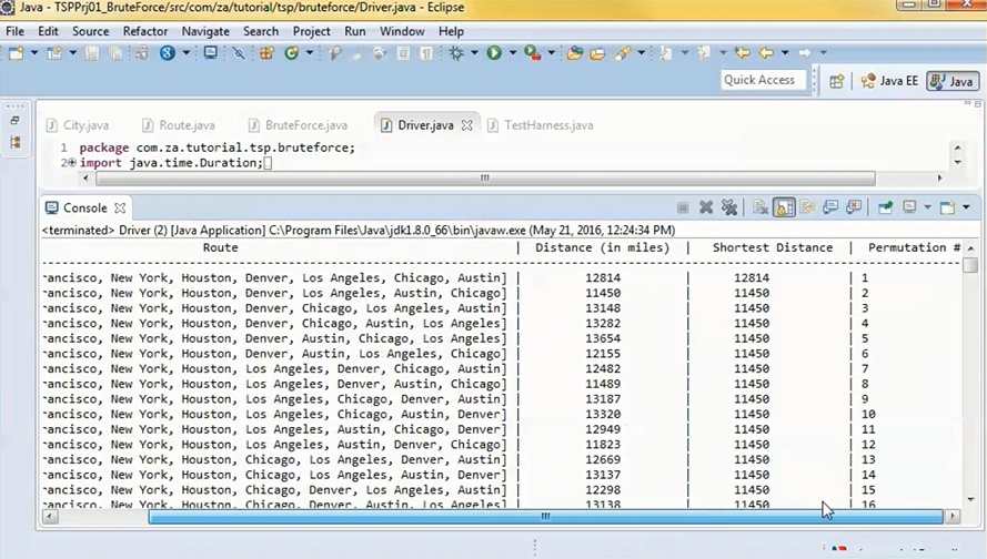 Prototype Project: Traveling Salesman Problem (TSP) By Recursive Brute ...