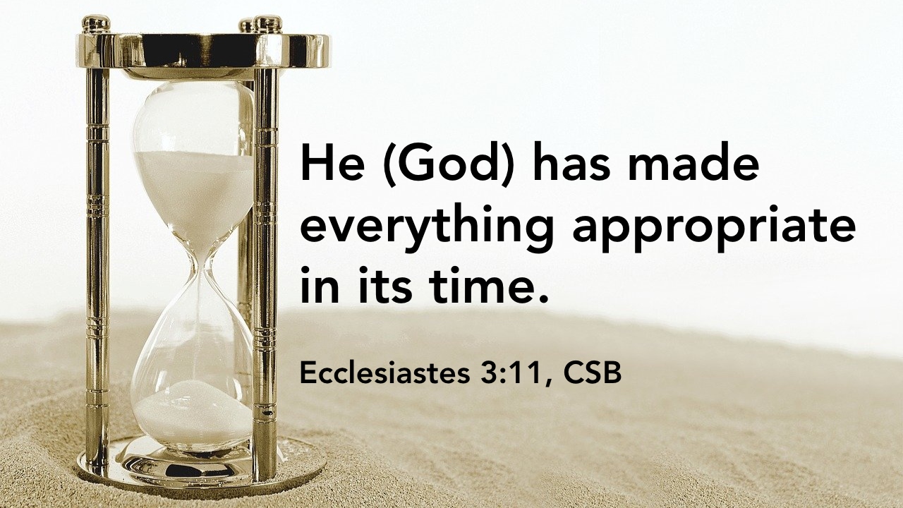 John McClendon: Explore the Bible Study: What Time is It?