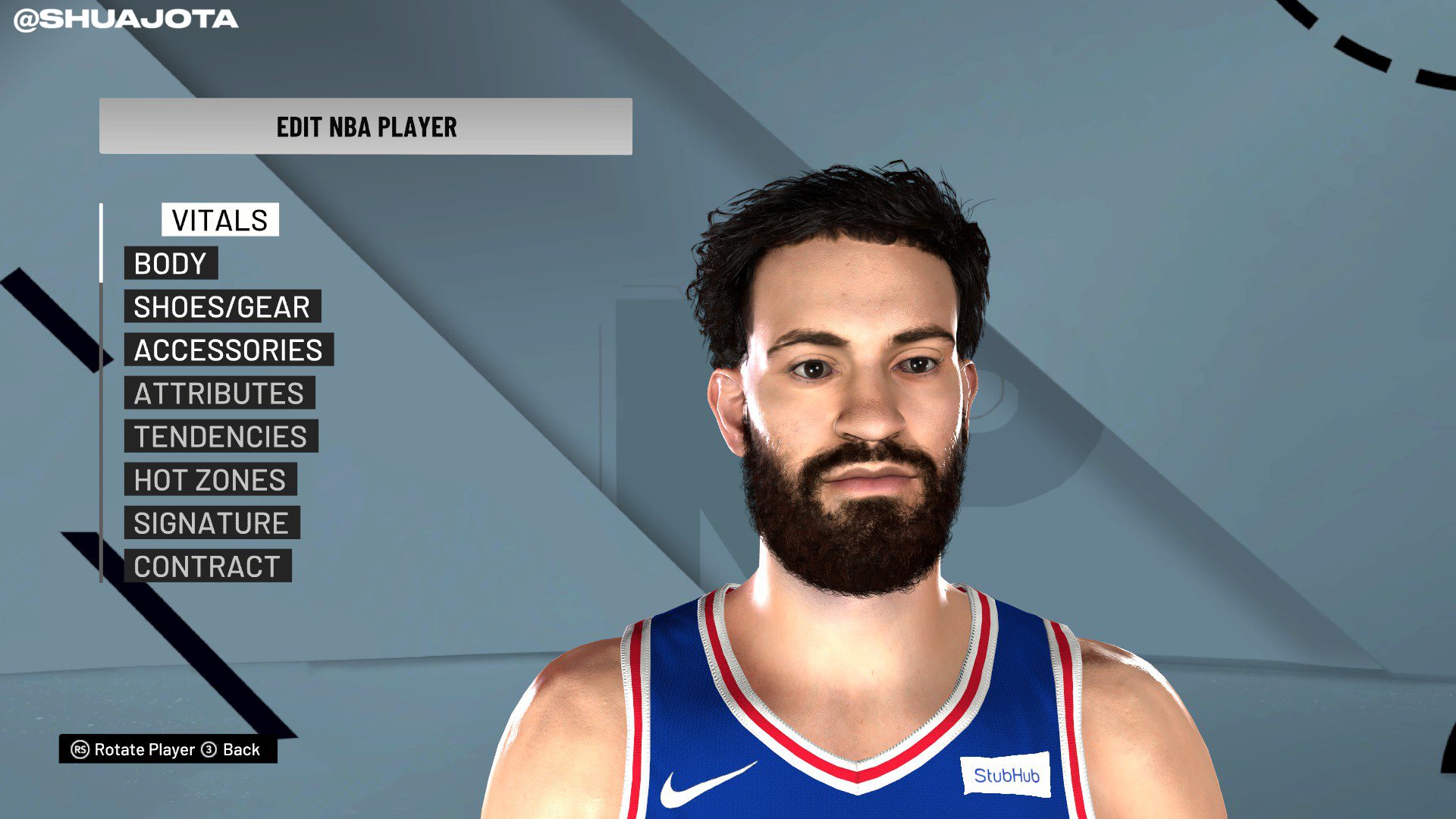 NBA 2K21 Grant Riller Cyberface by Shuajota