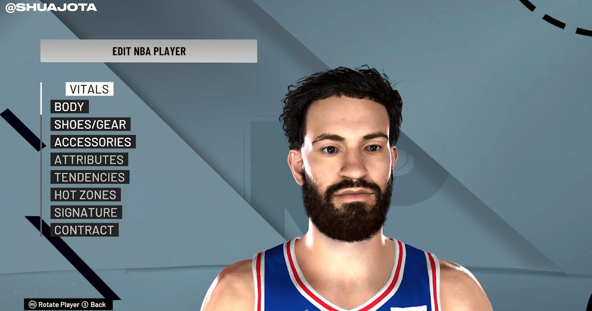 NBA 2K21 Grant Riller Cyberface by Shuajota - Shuajota: NBA 2K24 Mods ...