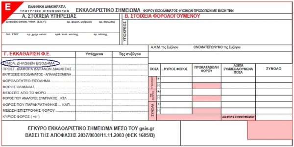 dikaiologitika: Εκτύπωση εκκαθαριστικού 2013
