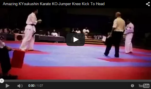Amazing KYoukushin Karate KO-Jumper Knee Kick To Head - Mixed Martial Arts