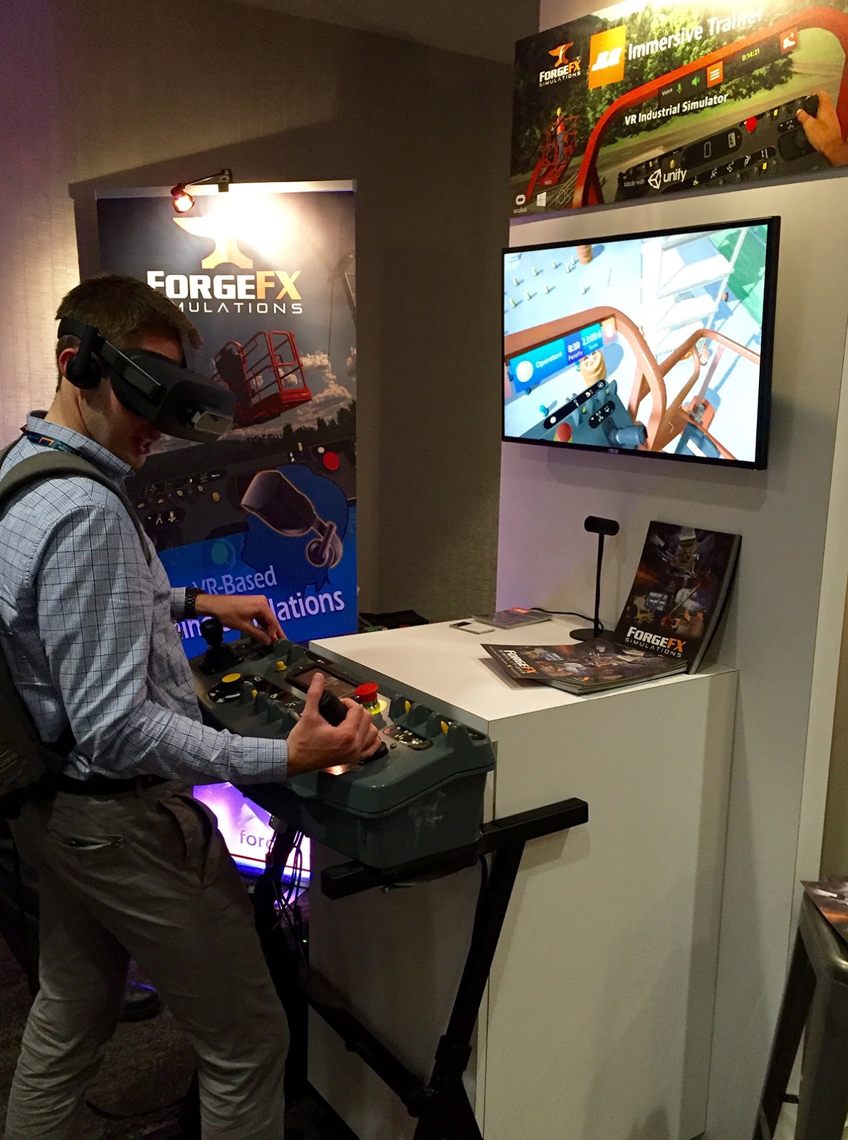 ForgeFX on Simulators and Real-time 3D Application Development: JLG VR ...