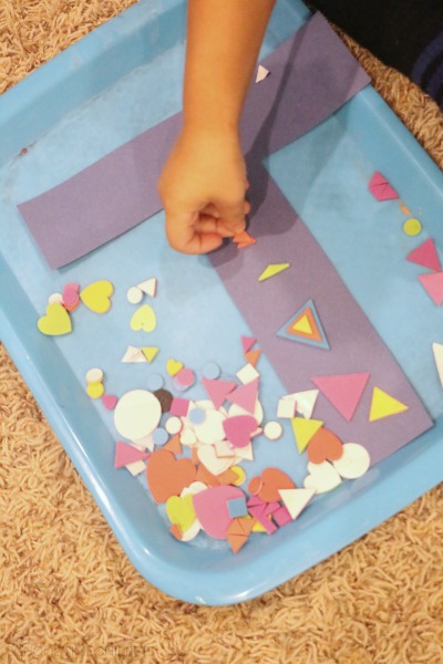 T is for Triangles Letter Craft | School Time Snippets