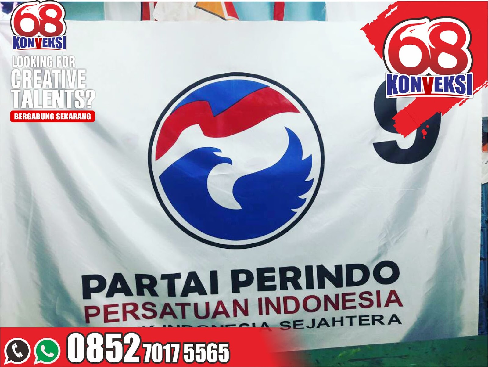 kemeja partai: BENDERA PERINDO