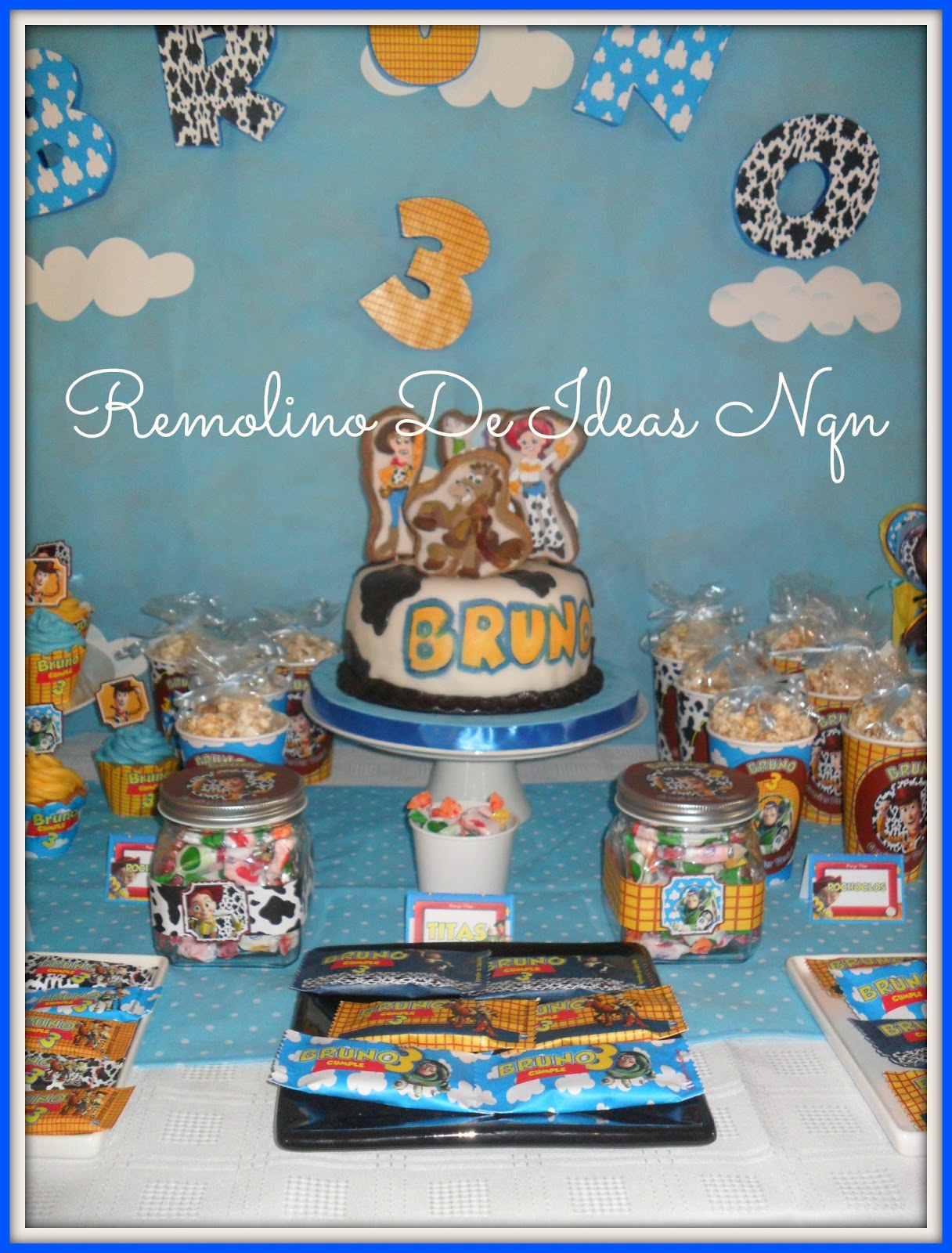 RemolinodeIdeasNqn: CANDY BAR TOY STORY "Bruno 3"