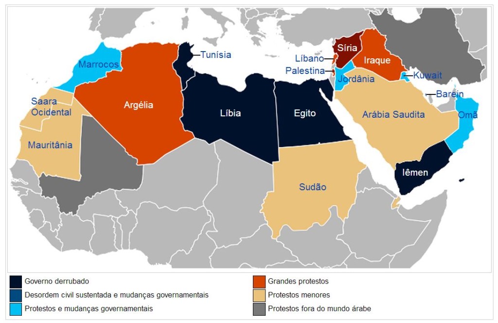 Para ler a Terra...9º ano: Chifre, Sudão, Primavera Árabe.