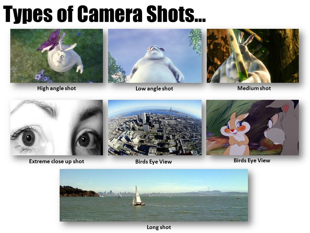 Media A2 Coursework: Types Of Camera Shots