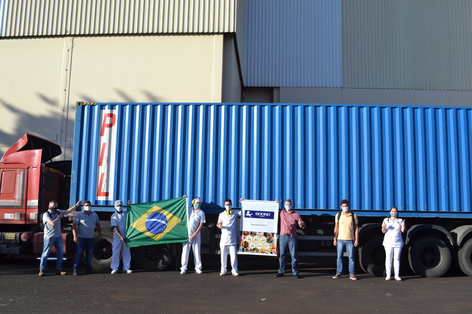 A FOLHA REGIONAL: Sooro Renner Nutrição faz seu primeiro embarque de ...