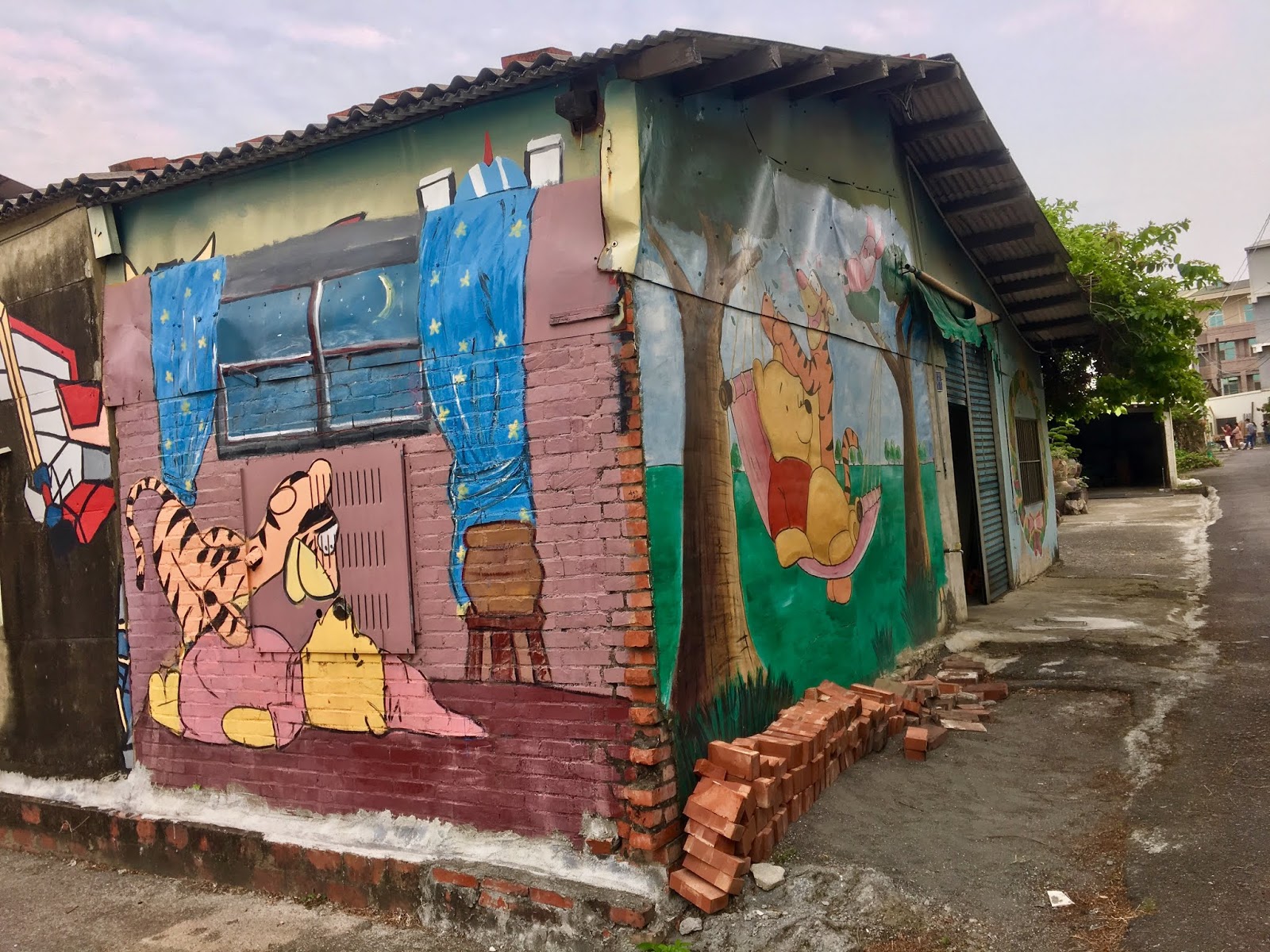 Tainan Travel: Winnie the Pooh Painted Village - My Life Abroad