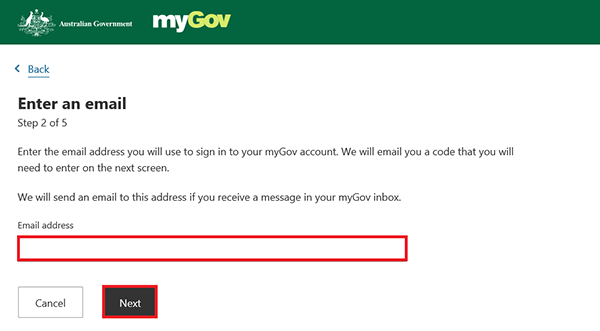 myGov help - Create a myGov account guide
