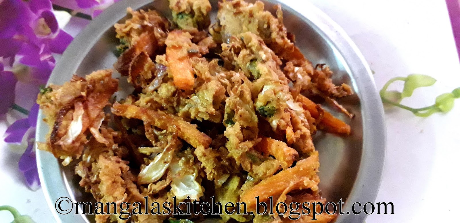 Home made Crispy Spicy Mixed Vegetable Pakoda Easy Preparation ...