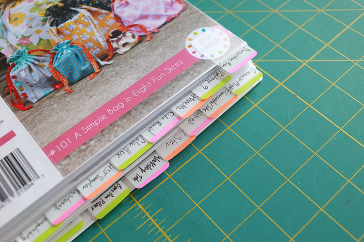 In Color Order: How to Organize Paper Sewing Patterns