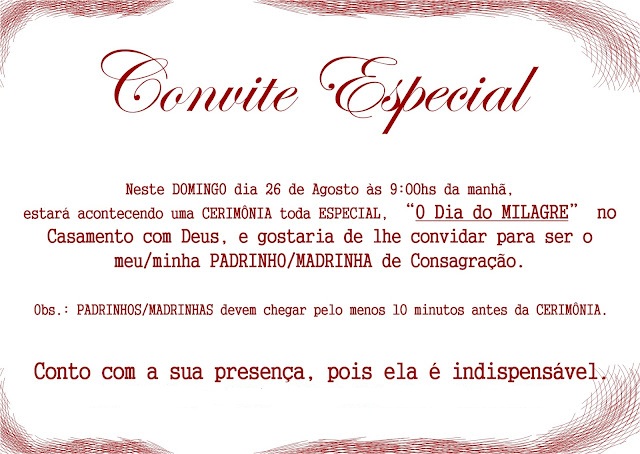 Art Universal: CONVITE ESPECIAL