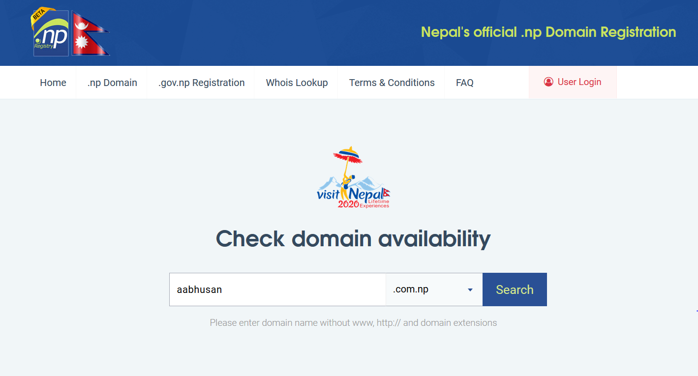 How To Register a Free Domain in Nepal
