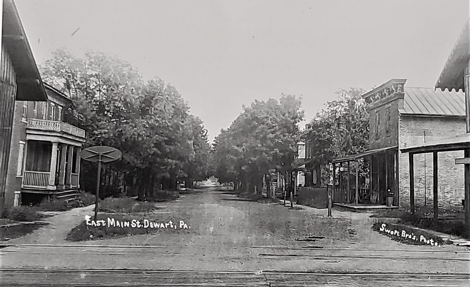 Valley Girl Views: Old Postcards of Main Street Dewart
